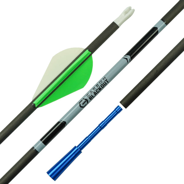 Carbon Blackout Single Arrow – Benson Archery
