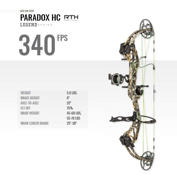 Bear Ls Paradox Hc RTH LH Camo – Benson Archery